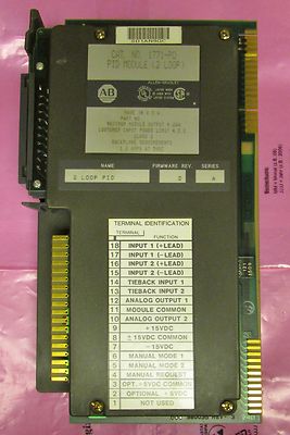 ALLEN BRADLEY 1771 PD PID 2 Loop Module 1771-PD | eBay