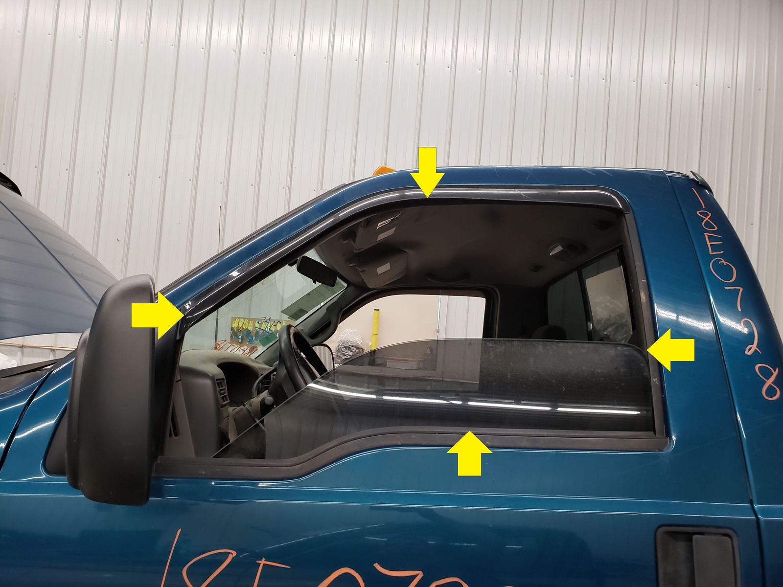 99-12 FORD F350 PICKUP DRIVER LEFT FRONT DOOR AFTERMARKET TINT GLASS ...