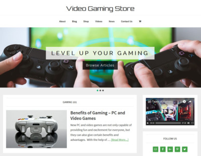 [NEW DESIGN] * VIDEO GAMING * store blog website business for sale AUTO ...