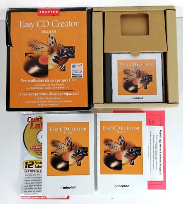 Easy CD Creator Deluxe - Adaptec - CD - Softwere - like New | eBay