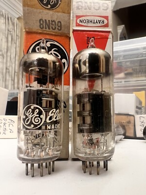 Pair NOS 6GN8 Beam Power Pentode Amplifier Audio Vacuum Tube Valve ...