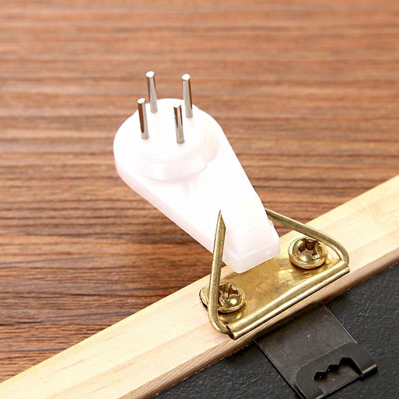 10pcs Seamless Nails Frame Invisible Hanger Hooks Nail Wall Photo 最大41 ...