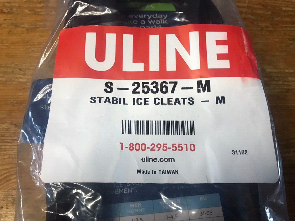 ULINE Stabil Ice Cleats New 25367 M Medium Winter Snow Ice Traction | eBay