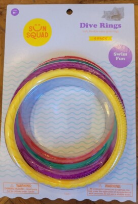 *NEW* Sun Squad- Splash Bombs Dizzy Dive Rings, Swim Toys pool beach | eBay