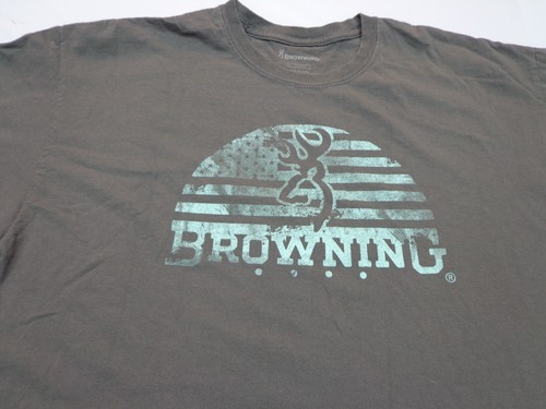 Browning Firearms Company Logo T Shirt Size XL | eBay