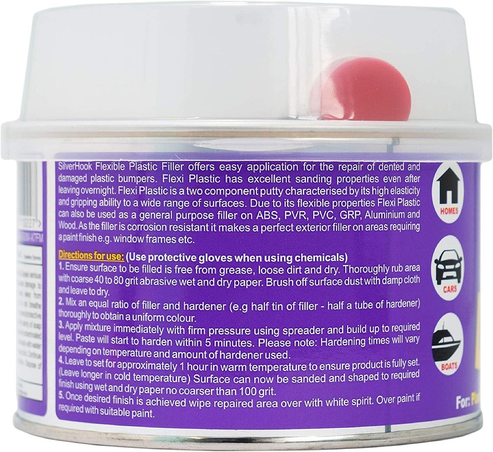 Plastic Flexible Bumper Repair Flexi Car Body Filler Hardener ...