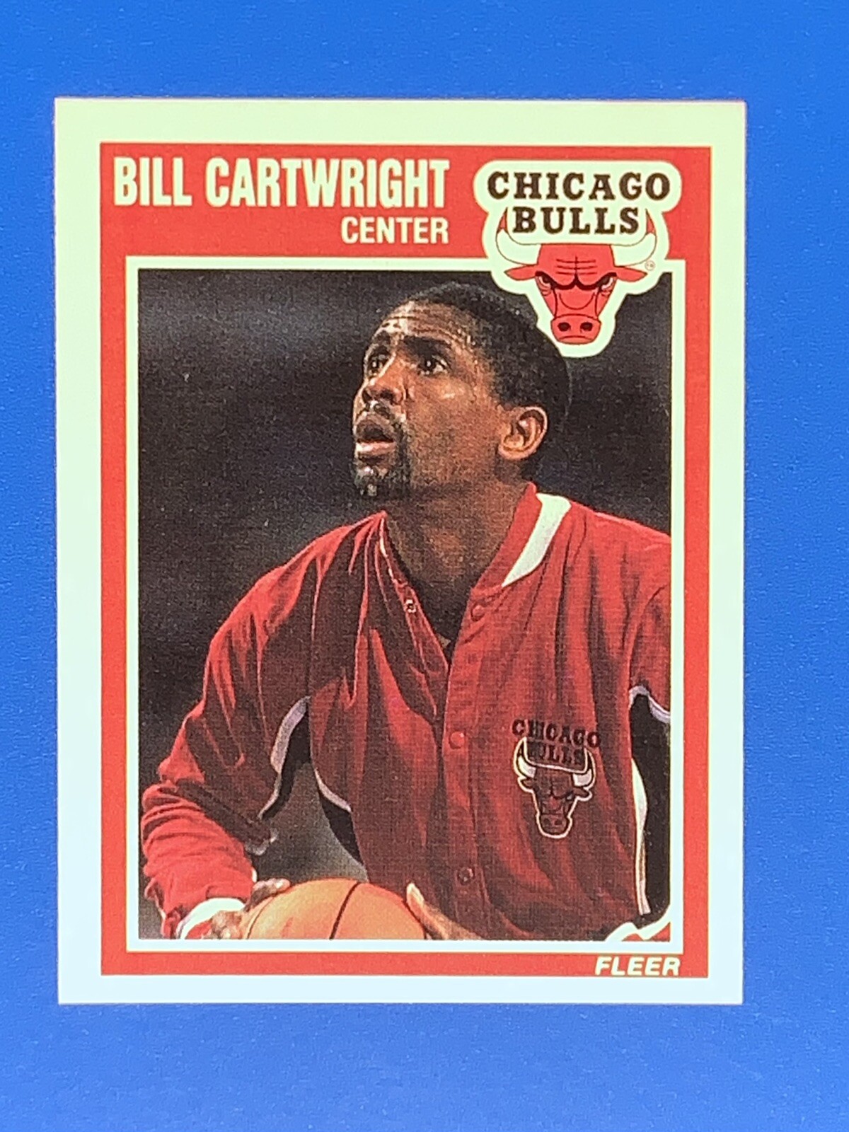 1989-90 Fleer Bill Cartwright Basketball Card #19 Chicago Bulls Set ...