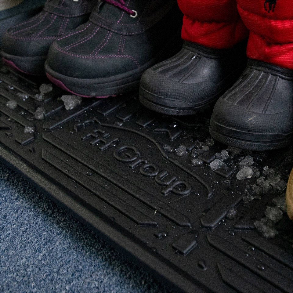 FH Group Trunk Cargo Organizer Premium Rubber Tray Mat Black 32" Wide ...