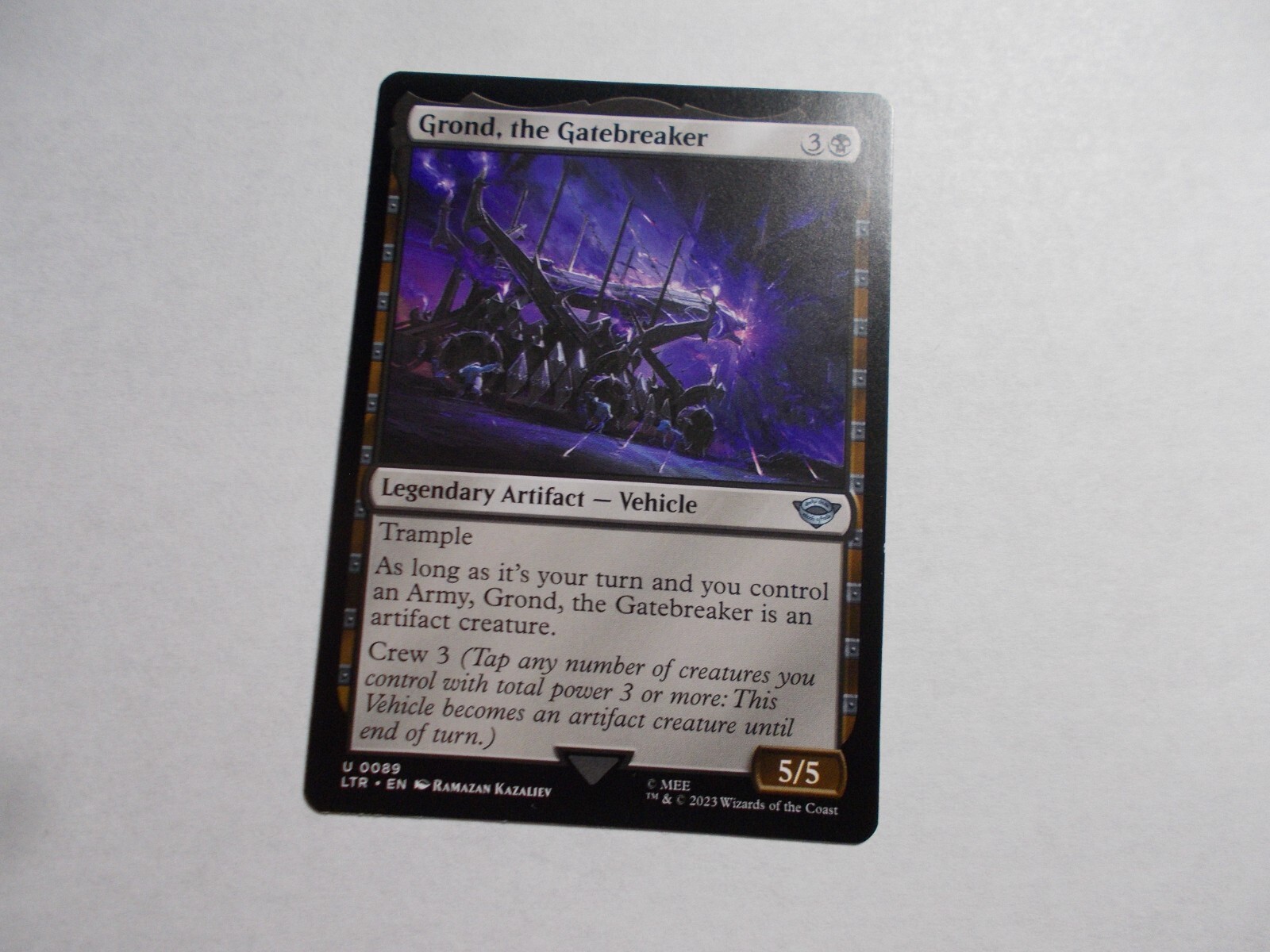Grond, the Gatebreaker x1MTG LOTR Black Uncommon Artifact NM/M | eBay