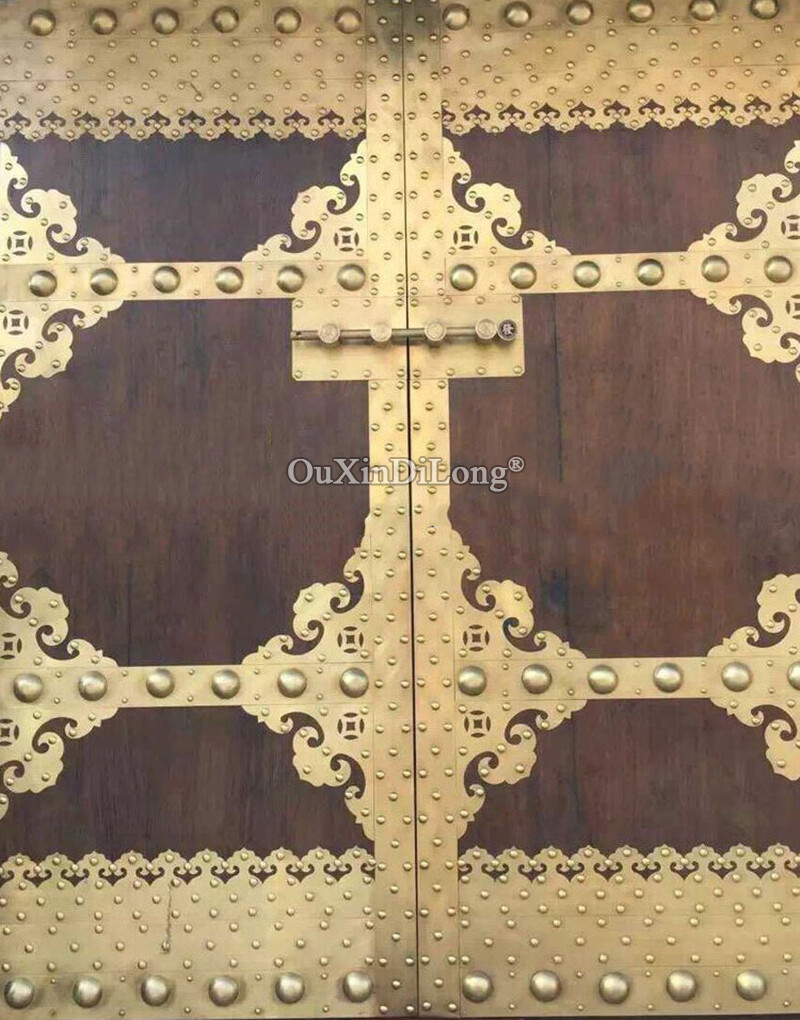 200PCS Solid Brass Nails Upholstery Tacks Decorative Tack Stud Doornail ...