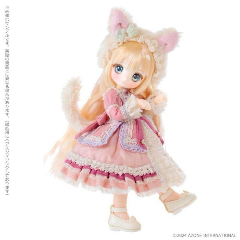 AZONE Primrose × Sugarcups Chocolala Strawberry Milk Cat Doll Figure | eBay