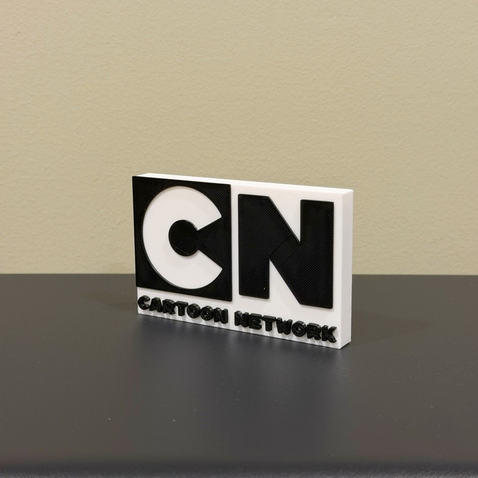 Cartoon Network Decor Sign 3D Printed Display | eBay