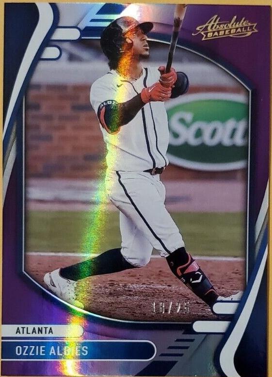 2022 Panini Absolute - Ozzie Albies #57 Spectrum Purple /25 for sale ...