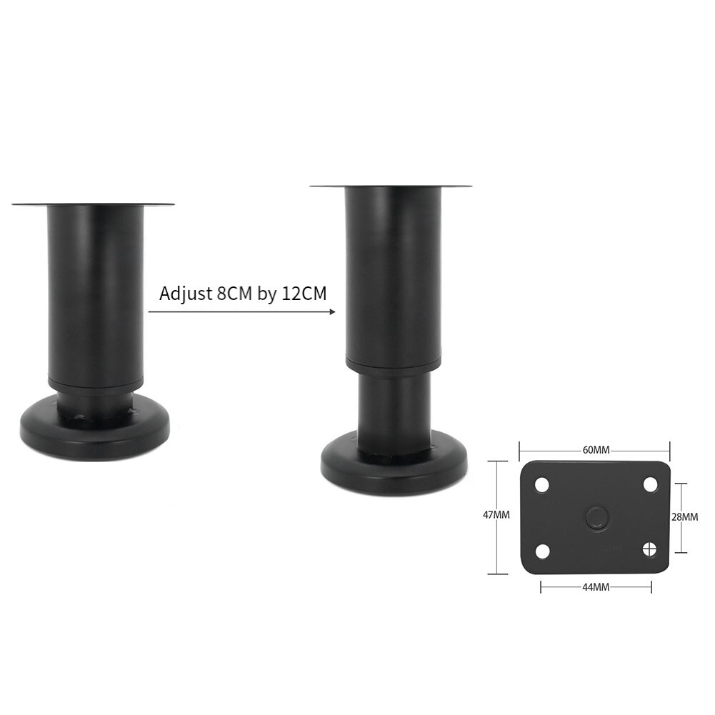 Heavy Duty Metal Legs Extension Stand for Telescopic Furniture Bed Beam ...