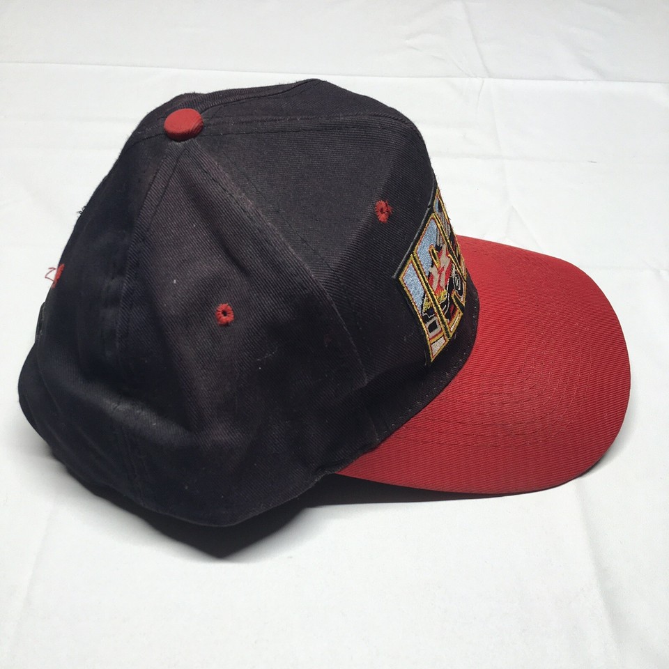 Vintage 90s NASCAR Racing Hat Cap Snapback Ernie Irvan Havoline Black ...