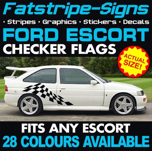 fits Ford Escort Graphics Stickers Decals RS Turbo Car Vinyl Cosworth ...