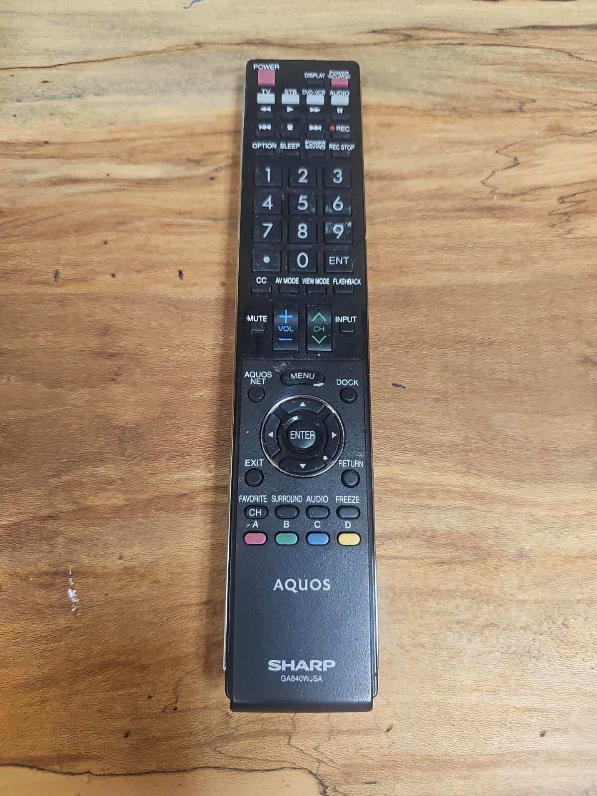 Sharp GA840WJSA Remote Control Fit for Sharp Aquos TV Untested R434 | eBay