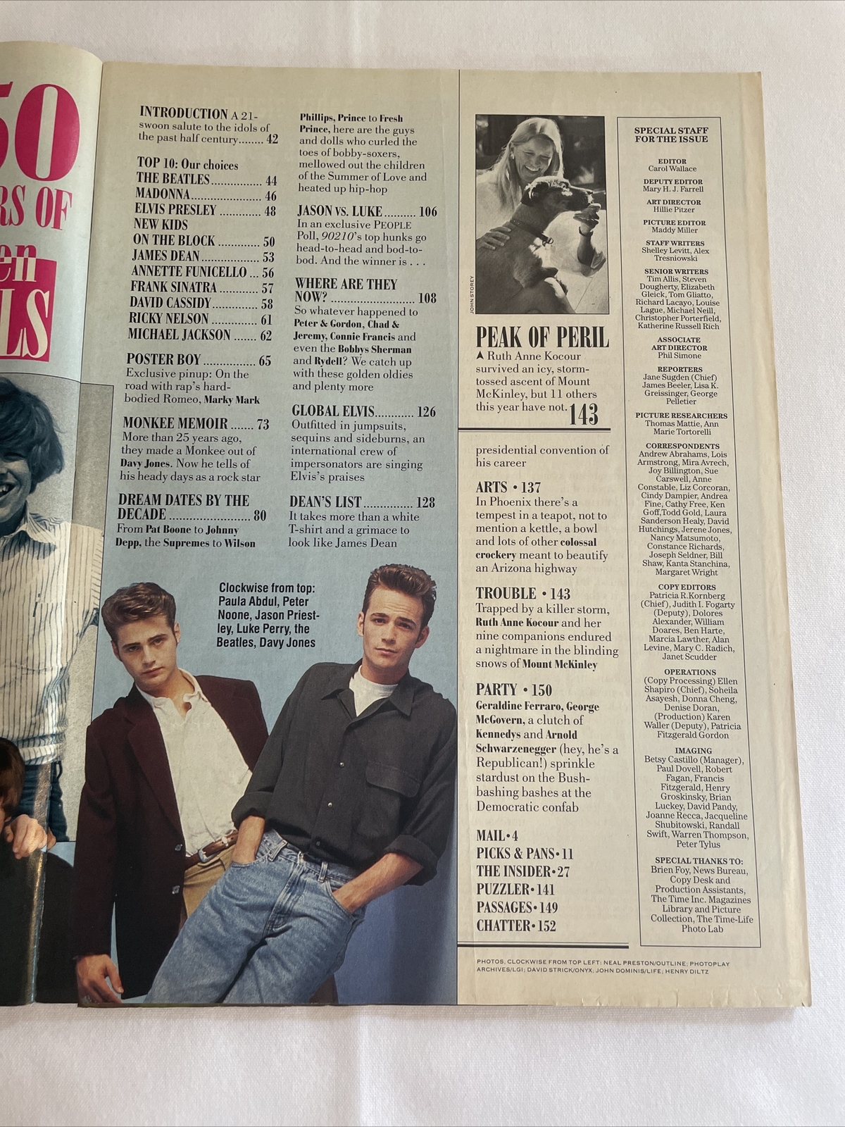 1992 July 27, People Weekly Magazine, 50 Years of Teen Idols (CP41) | eBay