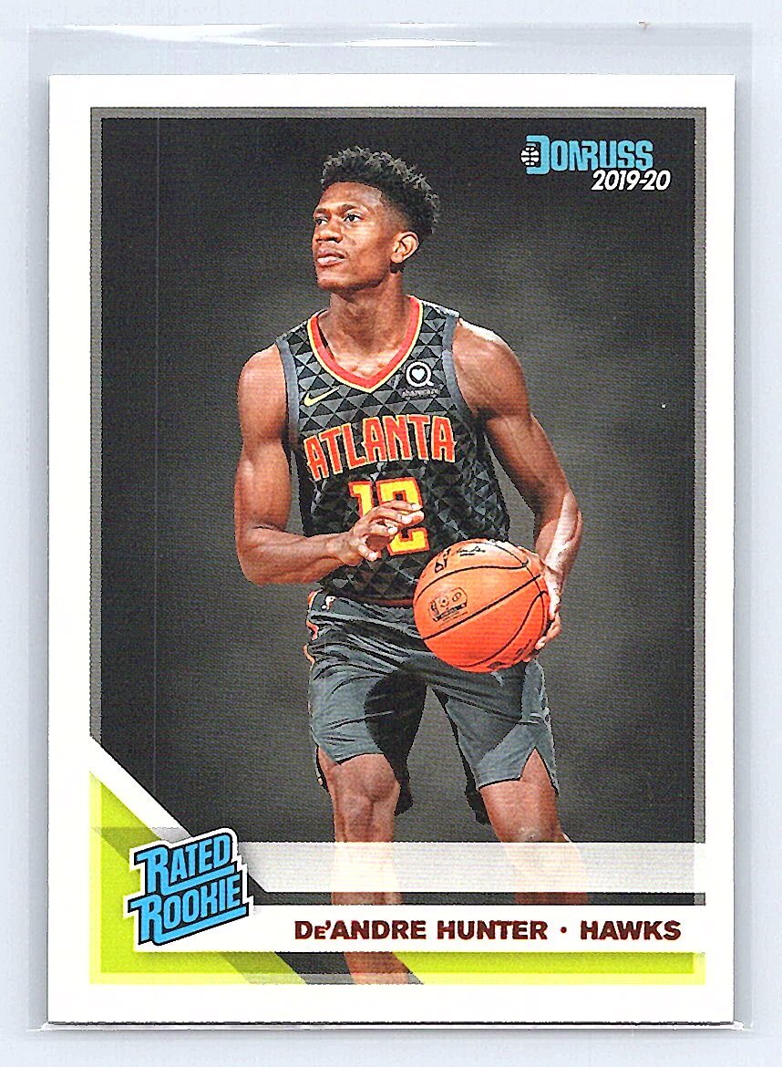 2019 Donruss De'Andre Hunter #204 RR, RC Atlanta Hawks Rookie Rookie | eBay