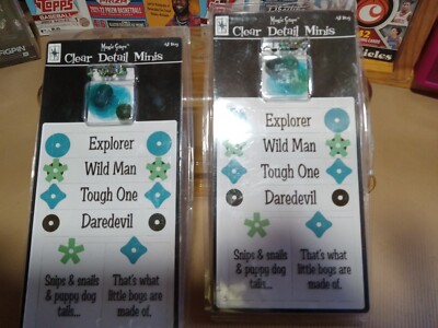 Magic Scraps Clear Detail Minis X2 (Explorer, Wild Man, Tough One ...
