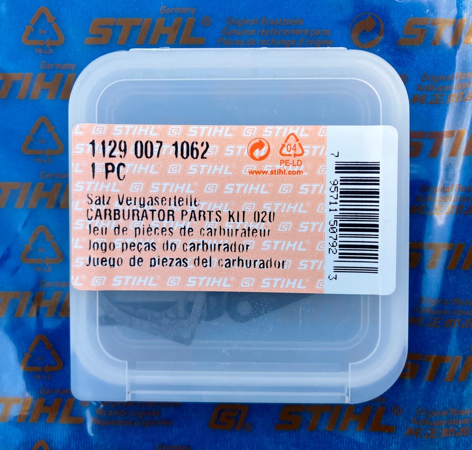STIHL Genuine MS191 192 200 200T Carburettor Kit # 1129 007 1062 | eBay