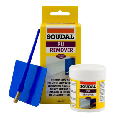 SOUDAL PU Polyurethane Cured Expanding Foam Remover 100ml Kit | eBay ...