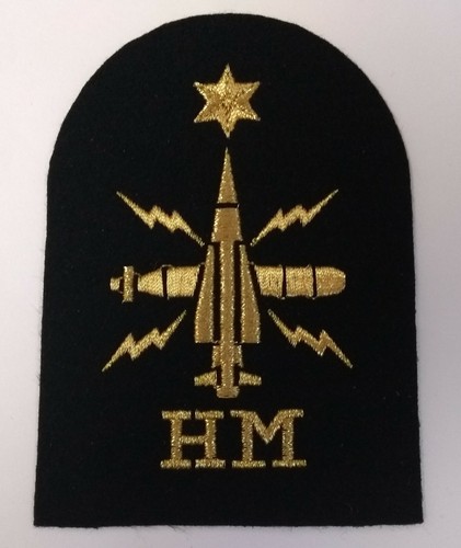 Genuine British Royal Navy HM Warfare Able Rate Qualification Badge ...