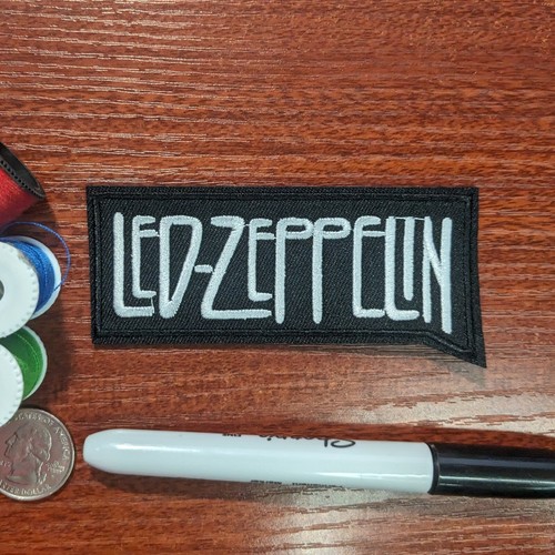 Led Zeppelin Patch Classic Rock Blues Metal Punk Embroidered Iron On 1 ...