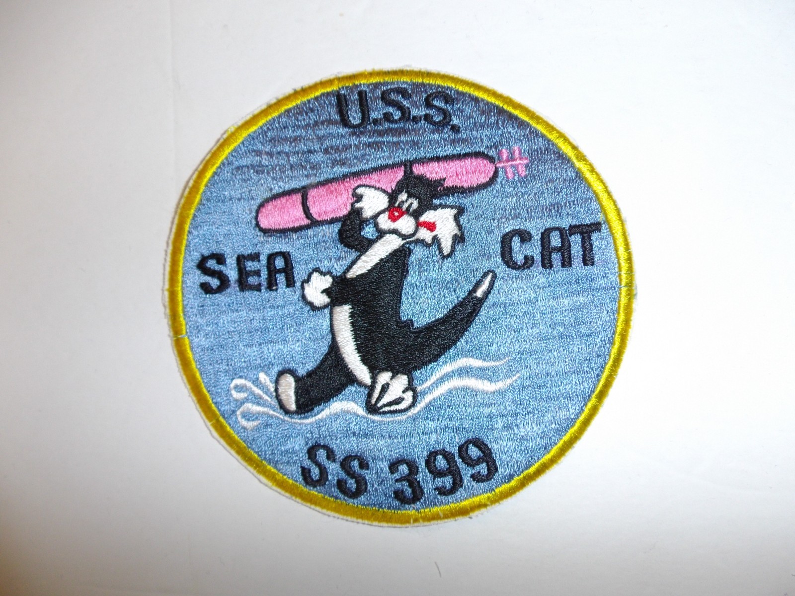 b3295 WW 2 US Navy Submarine Patch USS Sea Cat SS 399 Sub PB13 | eBay