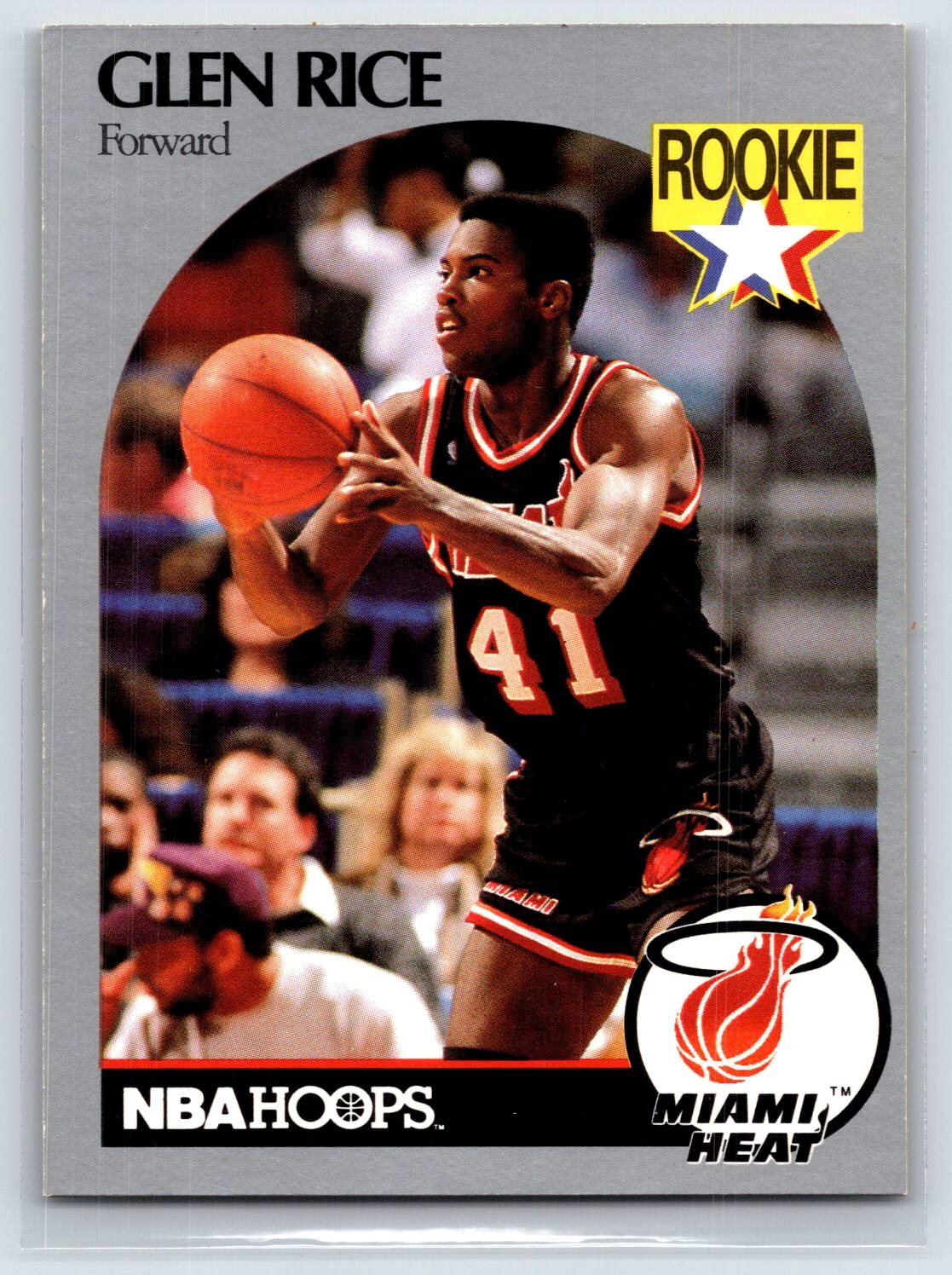 1990 Hoops #168 Glen Rice Miami Heat ROOKIE | eBay