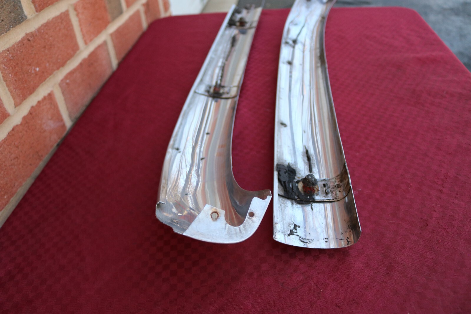 65 66 67 68 FORD MUSTANG CONVERTIBLE WINDSHIELD HEADER MOLDING TRIM ...