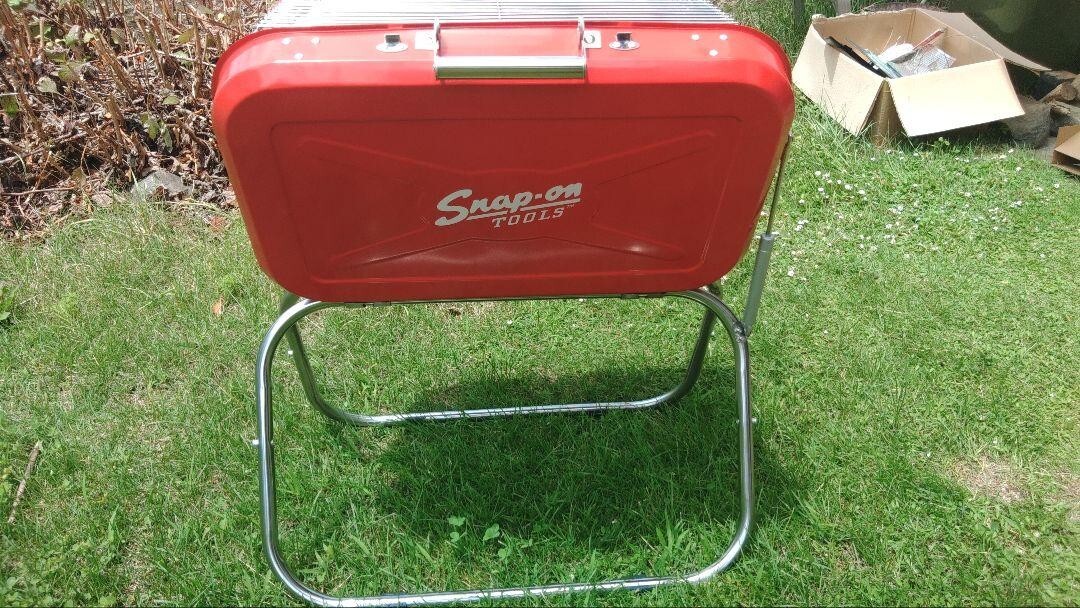 SNAP-ON Suitcase Barbecue Grill BBQ BWL8290BBQ Red Rare in box New ...