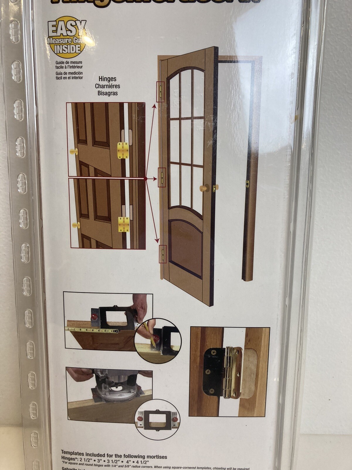 Milescraft 1214 Hinge Mortise Kit Complete Door Hinge Installation Kit ...