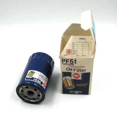 ACDelco PF51 Duraguard Oil Filter GM #25010908 | eBay