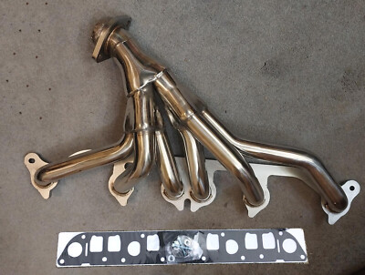 Fit 1991-1999 Jeep Wrangler Cherokee 4.0L Polished Stainless Header TJ ...