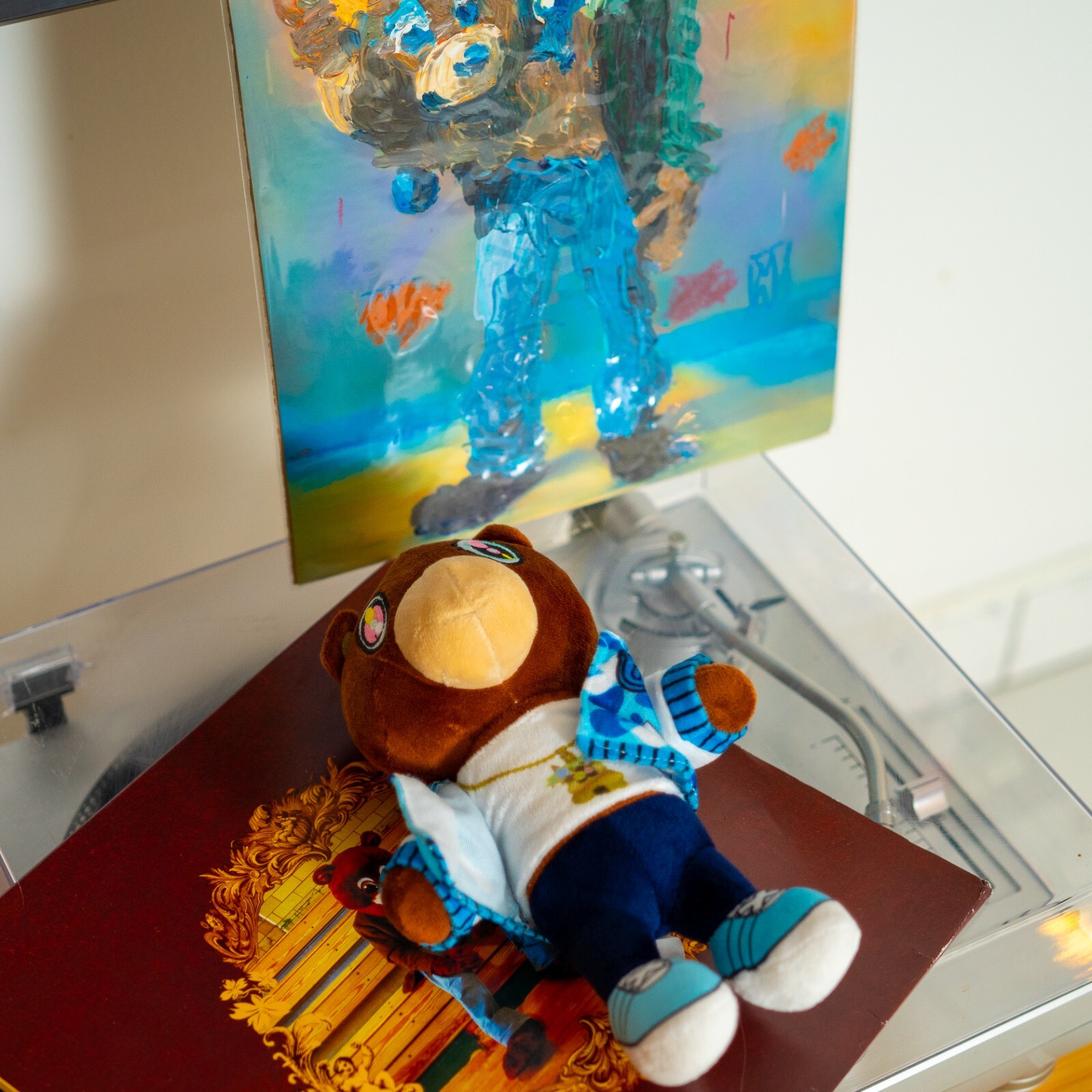 Kanye West Teddy Bear Plush Doll Music Graduation Teddy Bear Collection ...