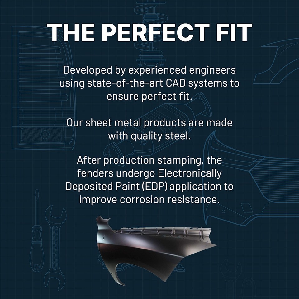 Fender For 2007-2014 Chevrolet Tahoe Front Passenger Side | eBay