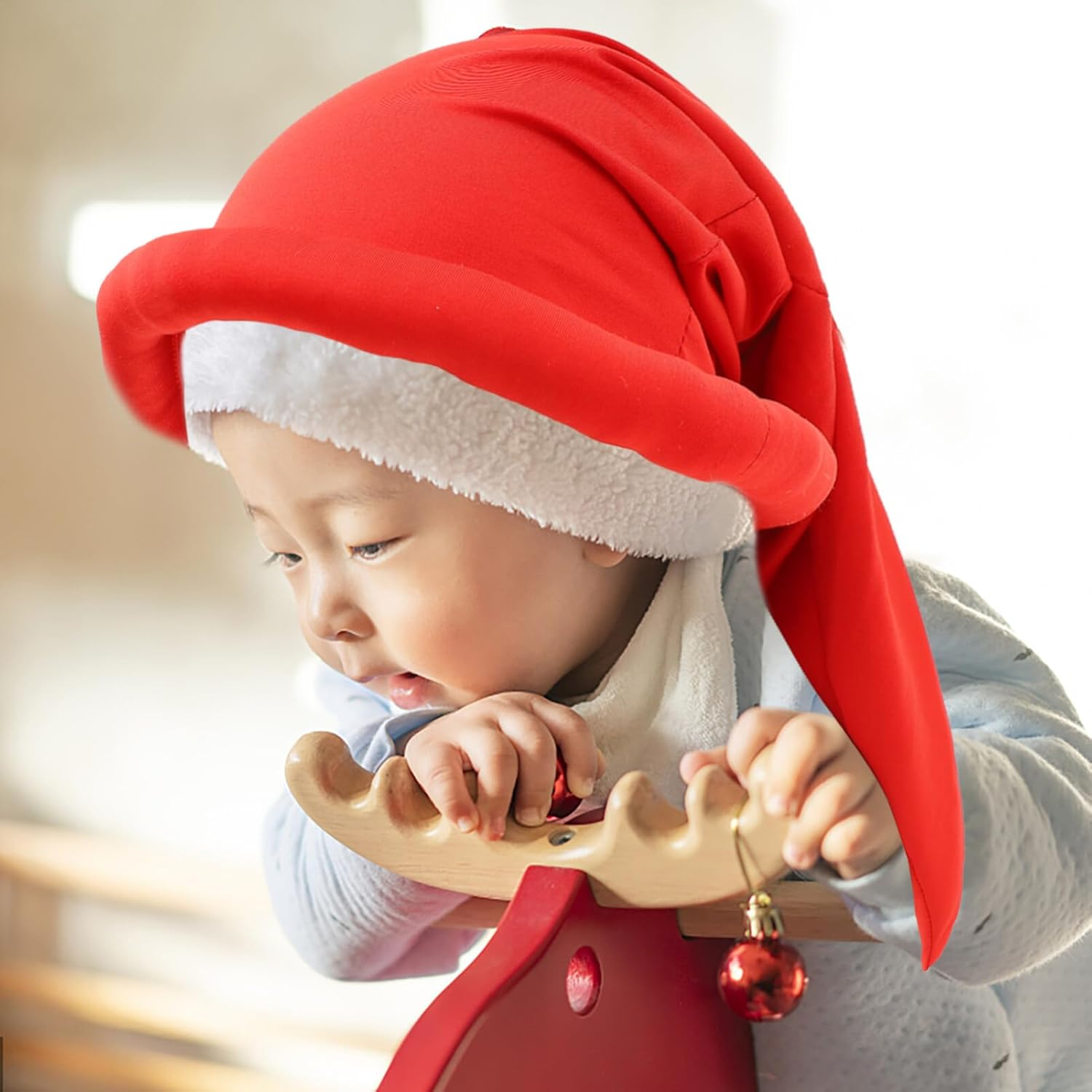 Red Gnome Hat Dwarf Hats Funny Halloween Dwarf Costumes Accessories ...