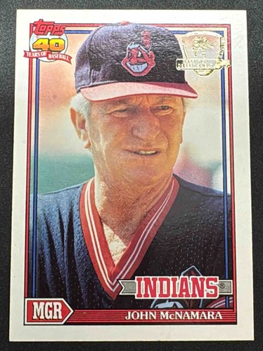 1991 Topps Baseball John McNamara Desert Shield #549 | eBay