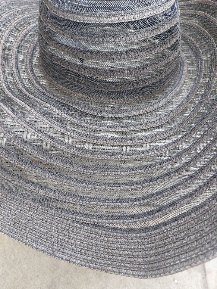 Large Wide-Brimmed Sun Hat Beach Hat Straw Hat | eBay UK