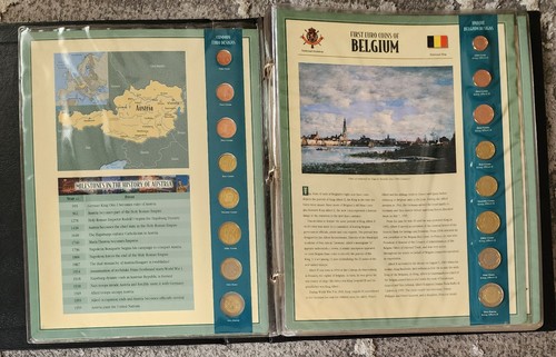 Postal Commemorative Society First Euro Coins Complete Collection 12 ...