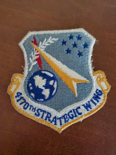 HTF Vintage USAF U.S.A.F. 4170th Strategic Wing Squadron Sew On Patch ...