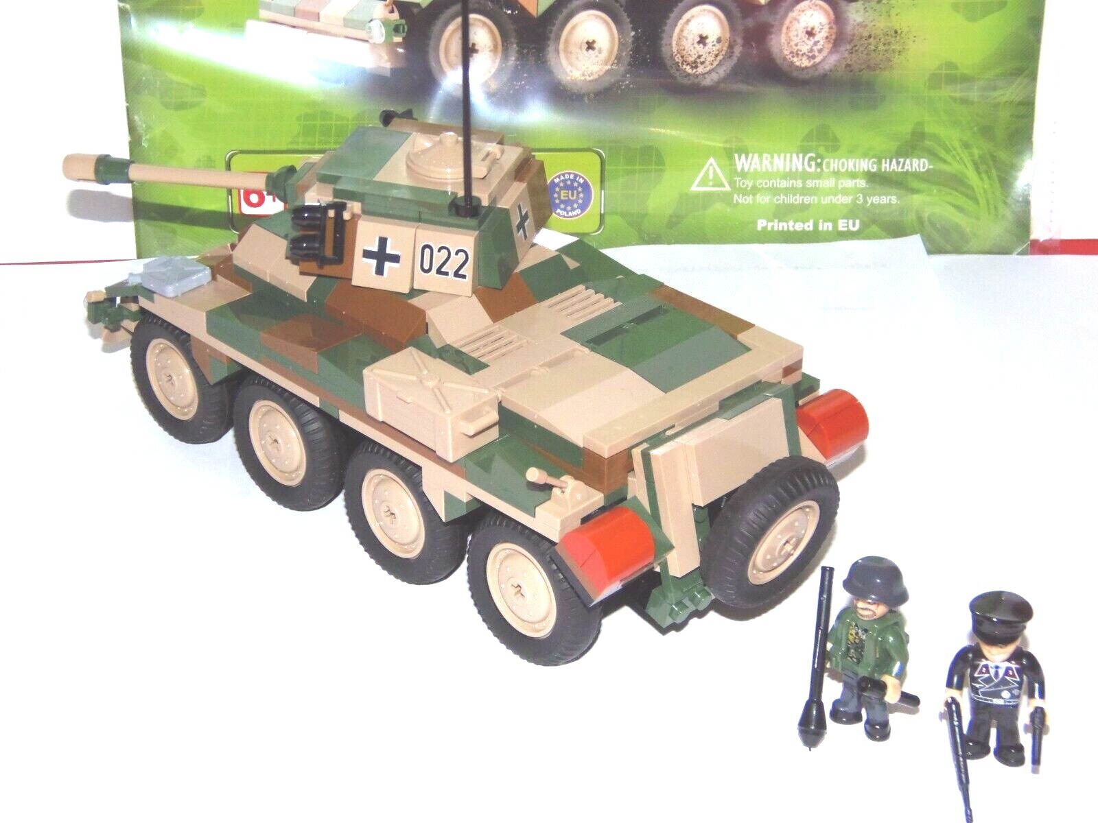 armoured car Puma Sd.Kfz. 234/2 COBI 2446 Very Rar LAST ONE + diorama ...