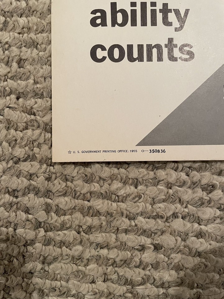 Original Post WWII Poster Hire The Handicapped Presidents Committee ...