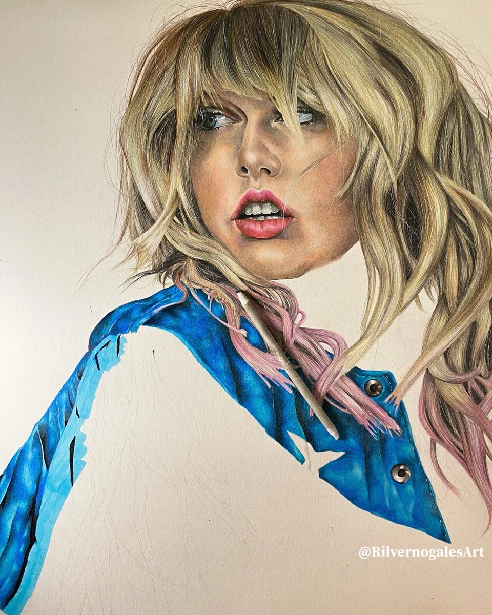 How To Draw Taylor Swift Step By Step With Pencil