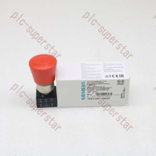1PC NEW SIEMENS 3SB3000-1HA20 3SB3000-1HA20 emergency stop switch FAST ...