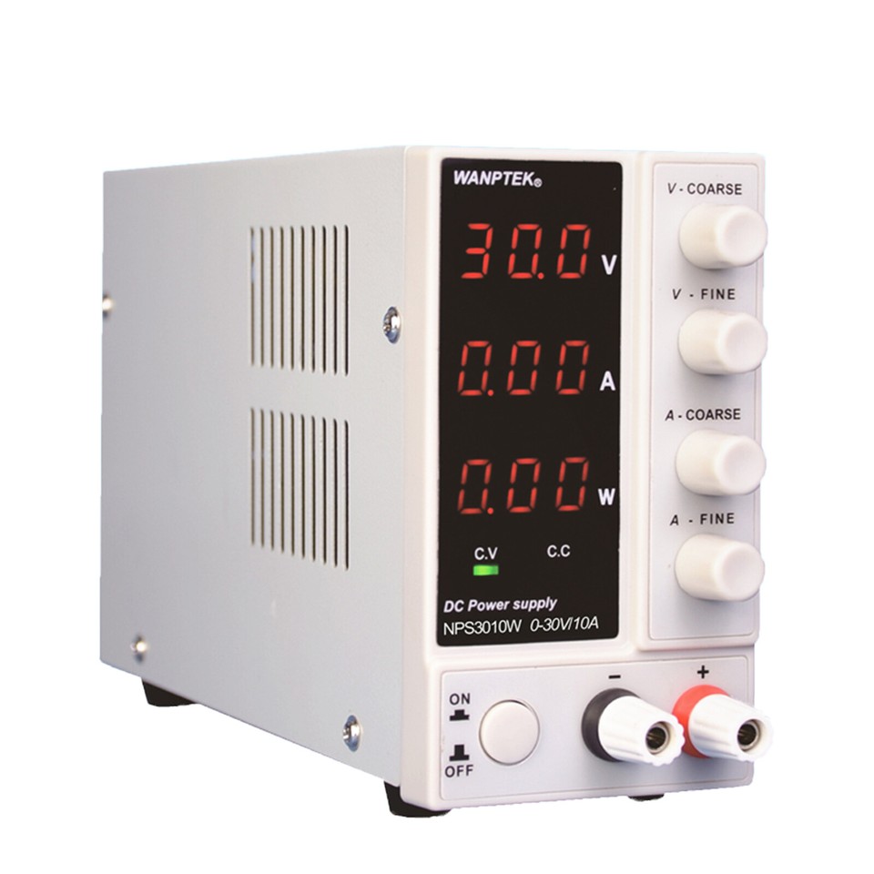 Variable Regulated Benchtop Power Source Lab DC Power Supply Digital ...