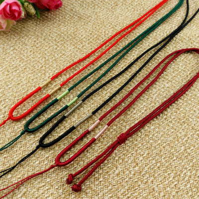5pcs Hand Knited Necklace silk thread knot cord For Pendant-thick flat ...