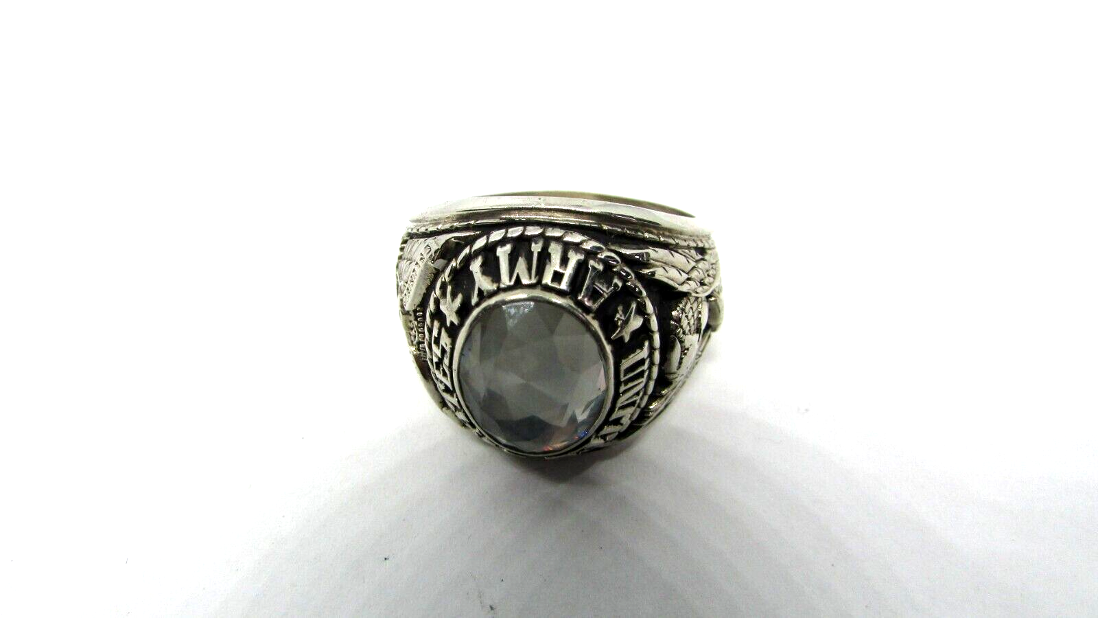 U.S. ARMY 10KT WHITE GOLD RING | eBay