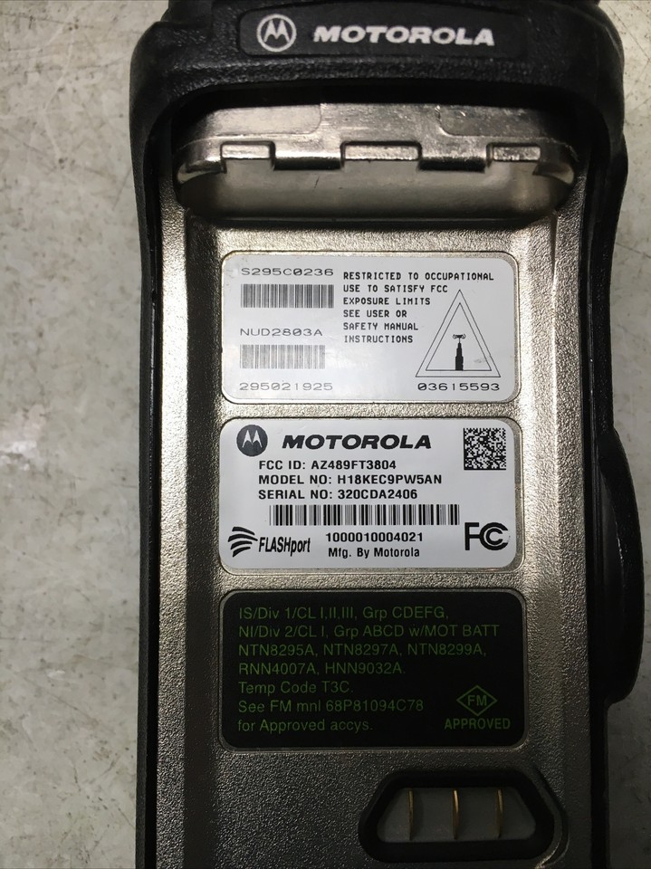 MOTOROLA XTS5000 MODEL I VHF 136-174mhz 48ch P25 DIGITAL RADIO ...